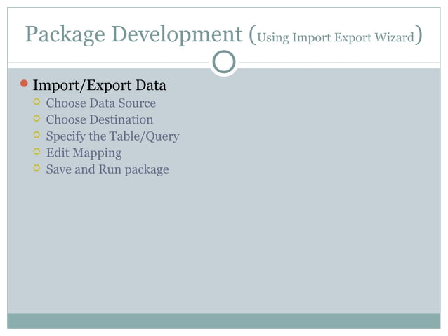 1\9.SSIS 2008R2_Training - Introduction to SSIS | PPT | Databases ...