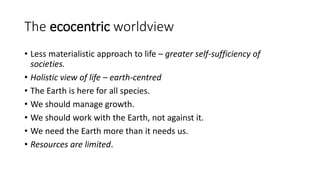 Environmental Value Systems | PPTX