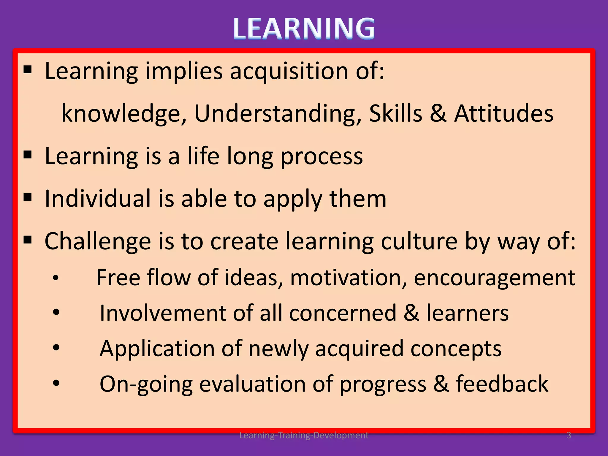 Training & Development - Education - Training - Development, T&D ...