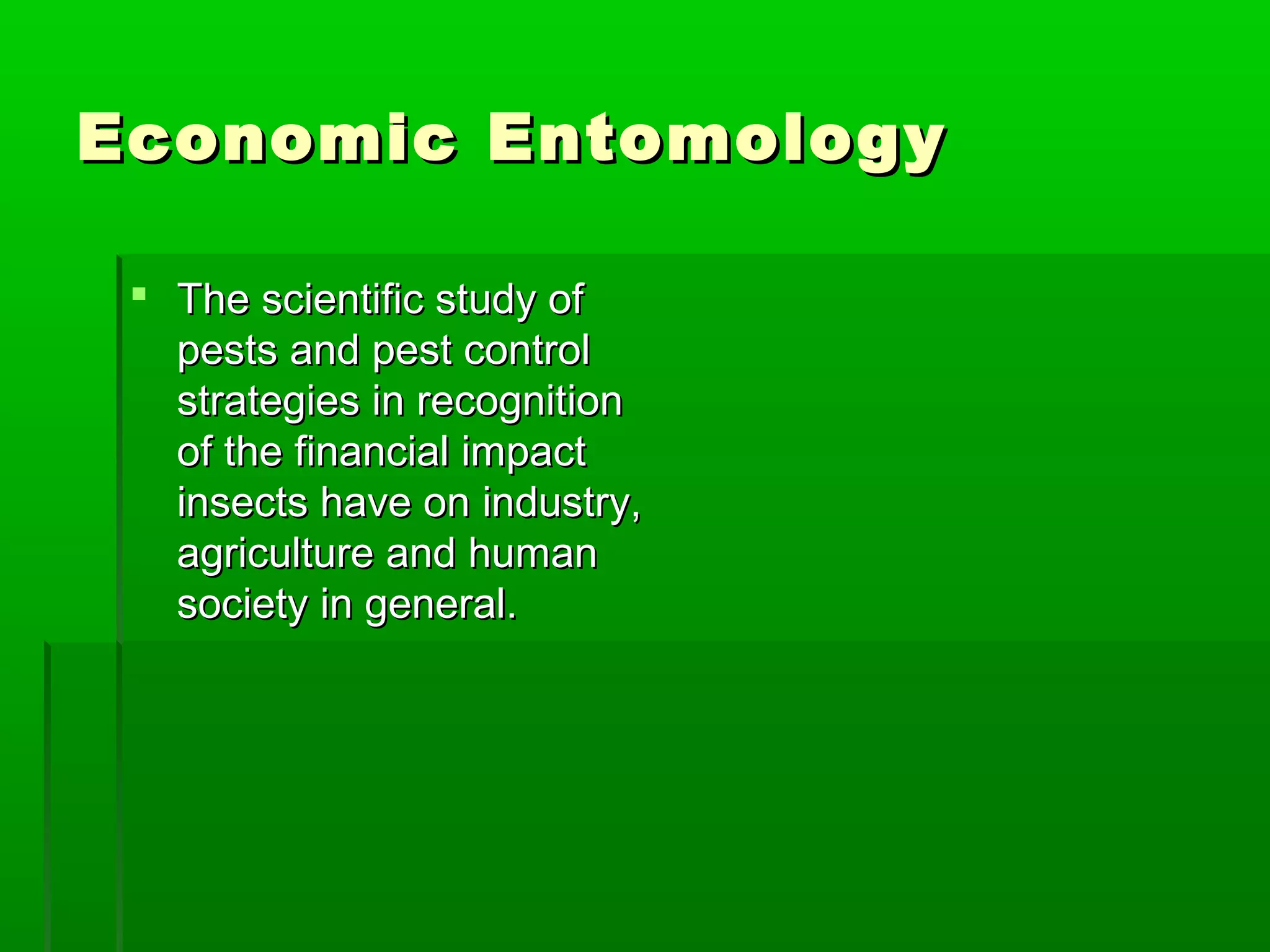 Economic Concept of Pest Management | PPT