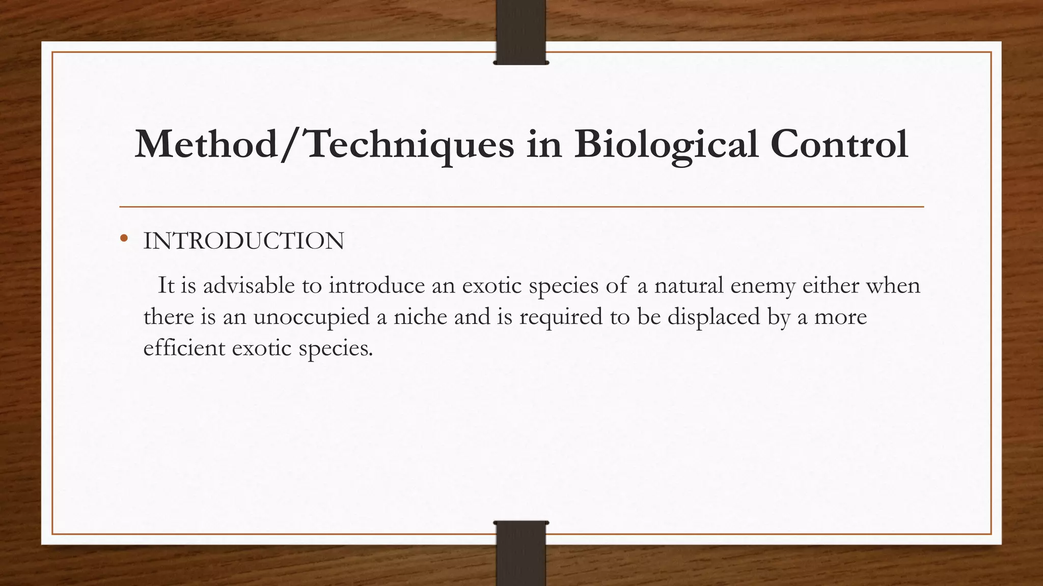 Biological Control | PPT
