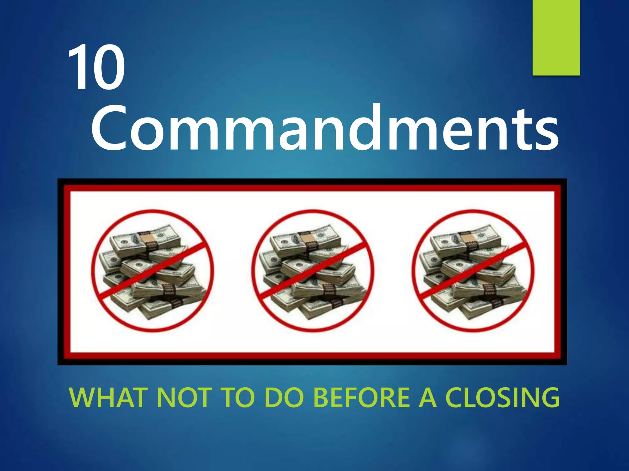 10 commandments | PPTX