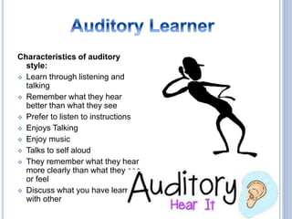 Types of learners | PPTX