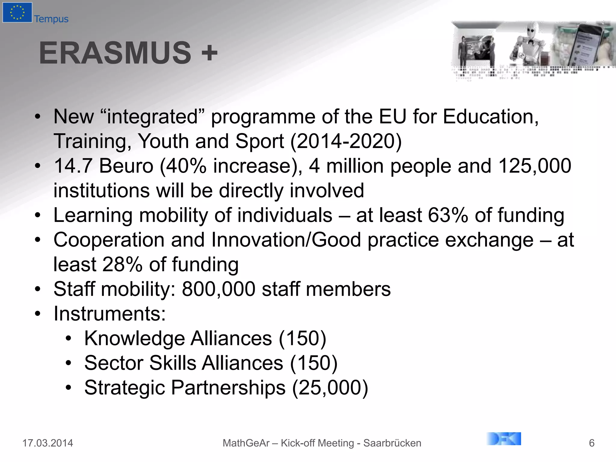 Tempus Program (Mission, History, Future) | PPTX