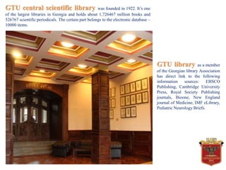 Partner Presentation: Georgian Technical University | PPTX