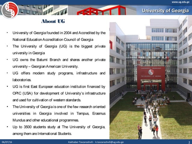 Partner Presentation: University of Georgia | PPT
