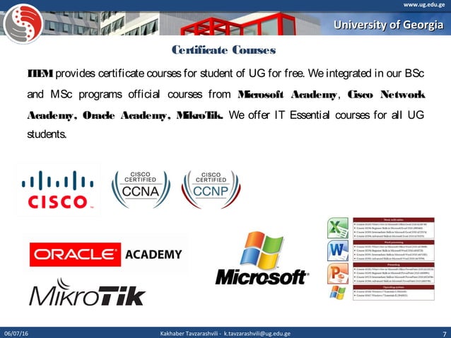 Partner Presentation: University of Georgia | PPT