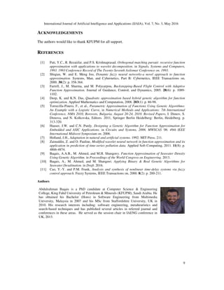 GENETIC ALGORITHM FOR FUNCTION APPROXIMATION: AN EXPERIMENTAL INVESTIGATION | PDF