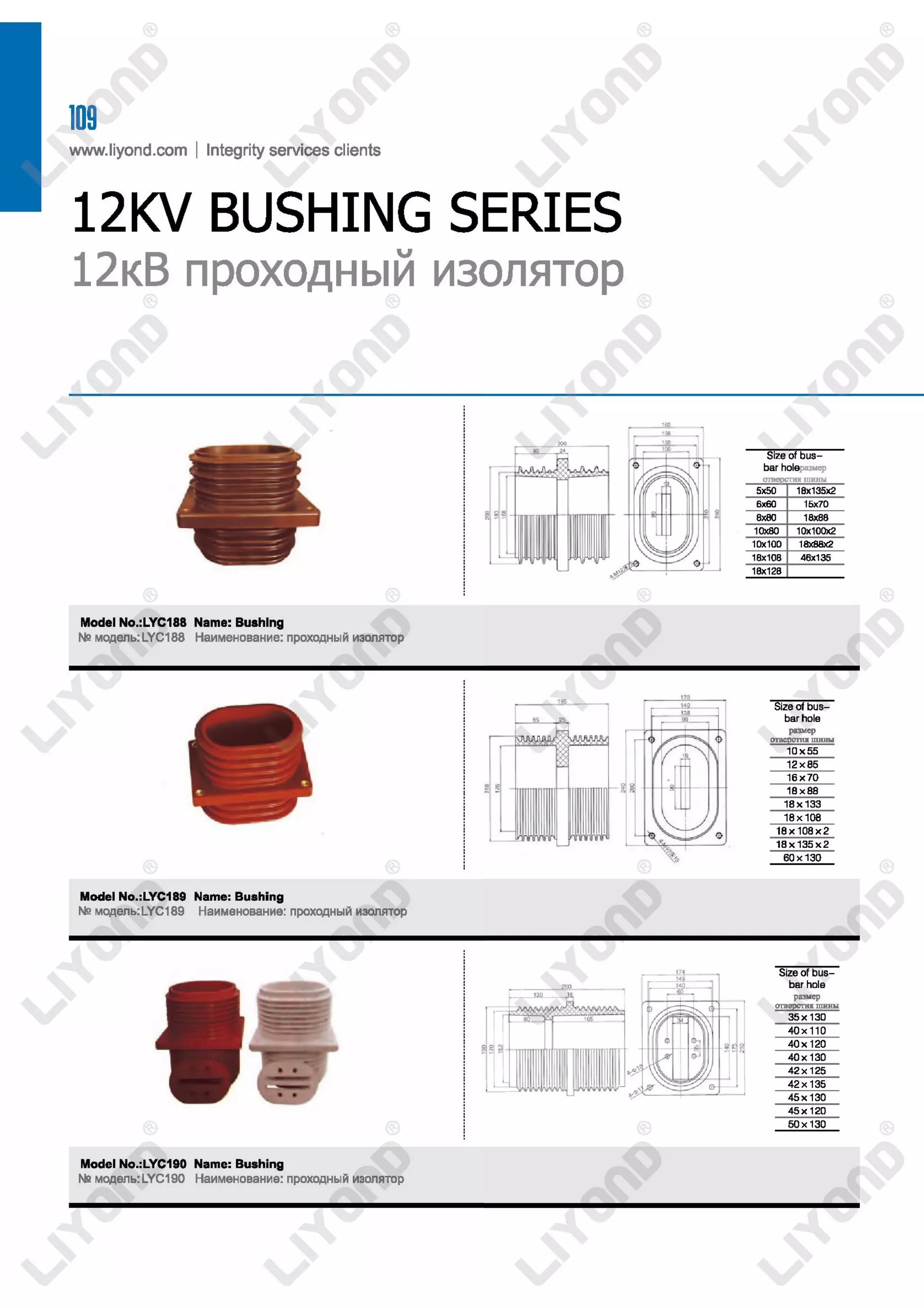 Yueqing Liyond Electric Co，ltd-insulation accessories in switchgear | PDF