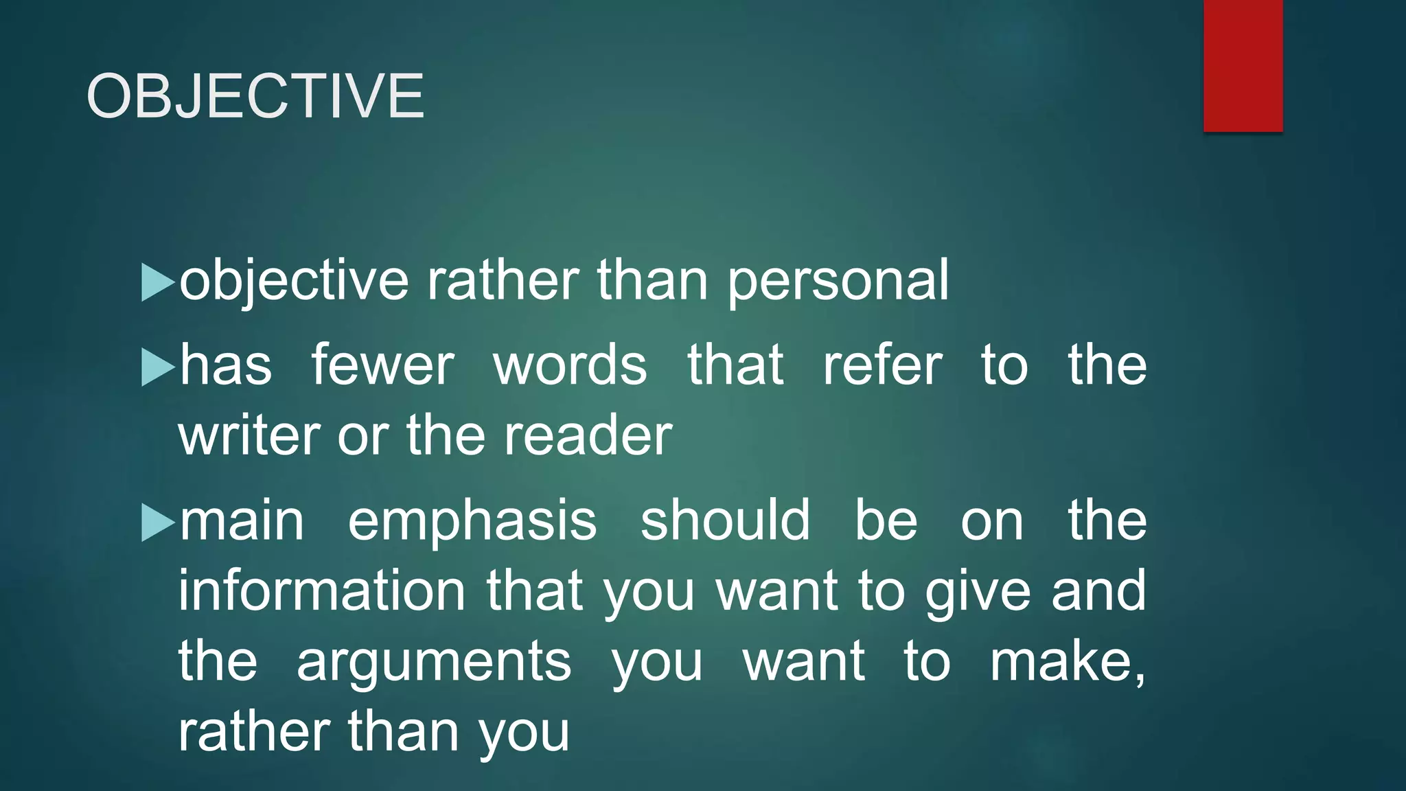 Structure and Features of Academic Text | PPTX