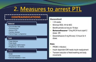 Pre term & premature rupture of membranes (prom) | PPTX