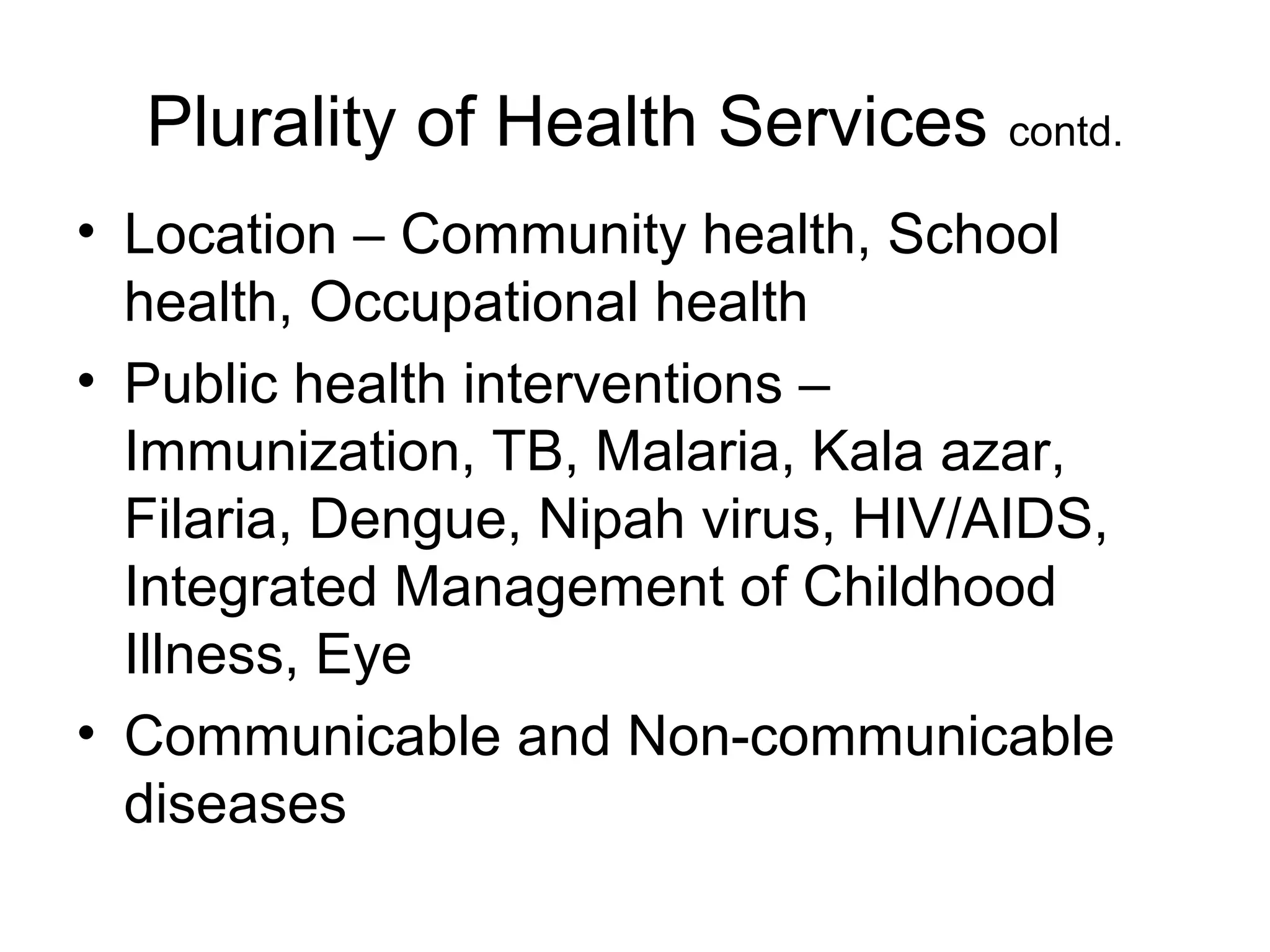 1. overview of health services | PPT