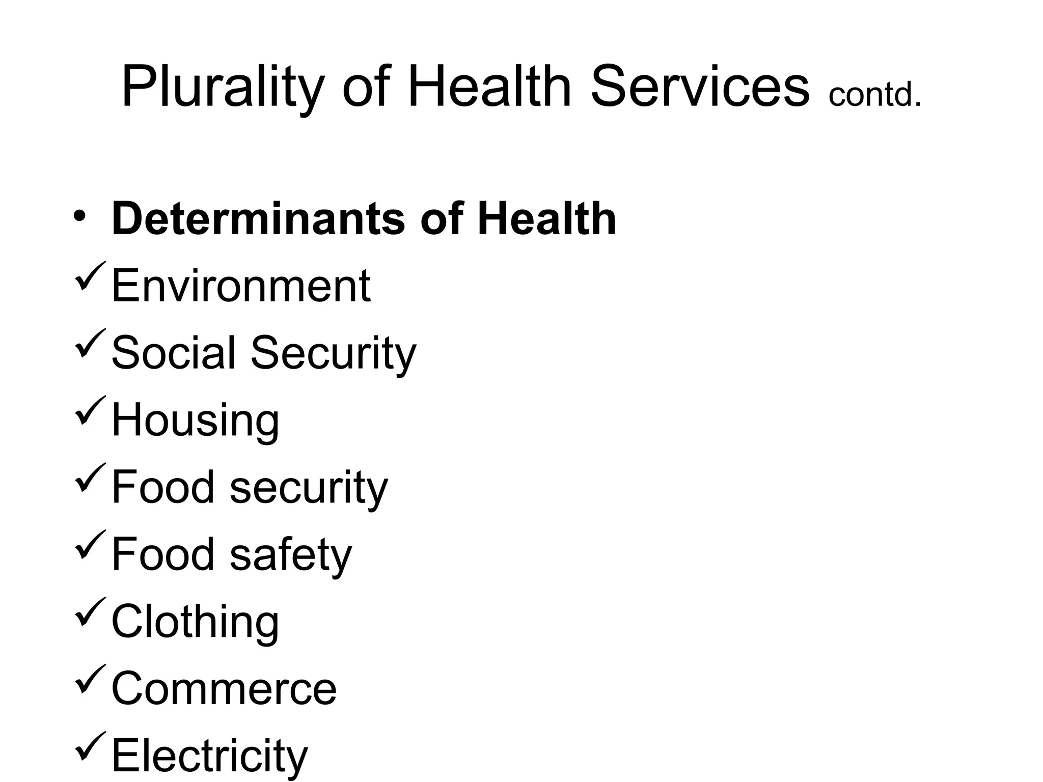 1. overview of health services | PPT