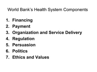 1. overview of health services | PPT