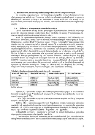Przygotowanie podzespołów do montażu komputera osobistego | PDF