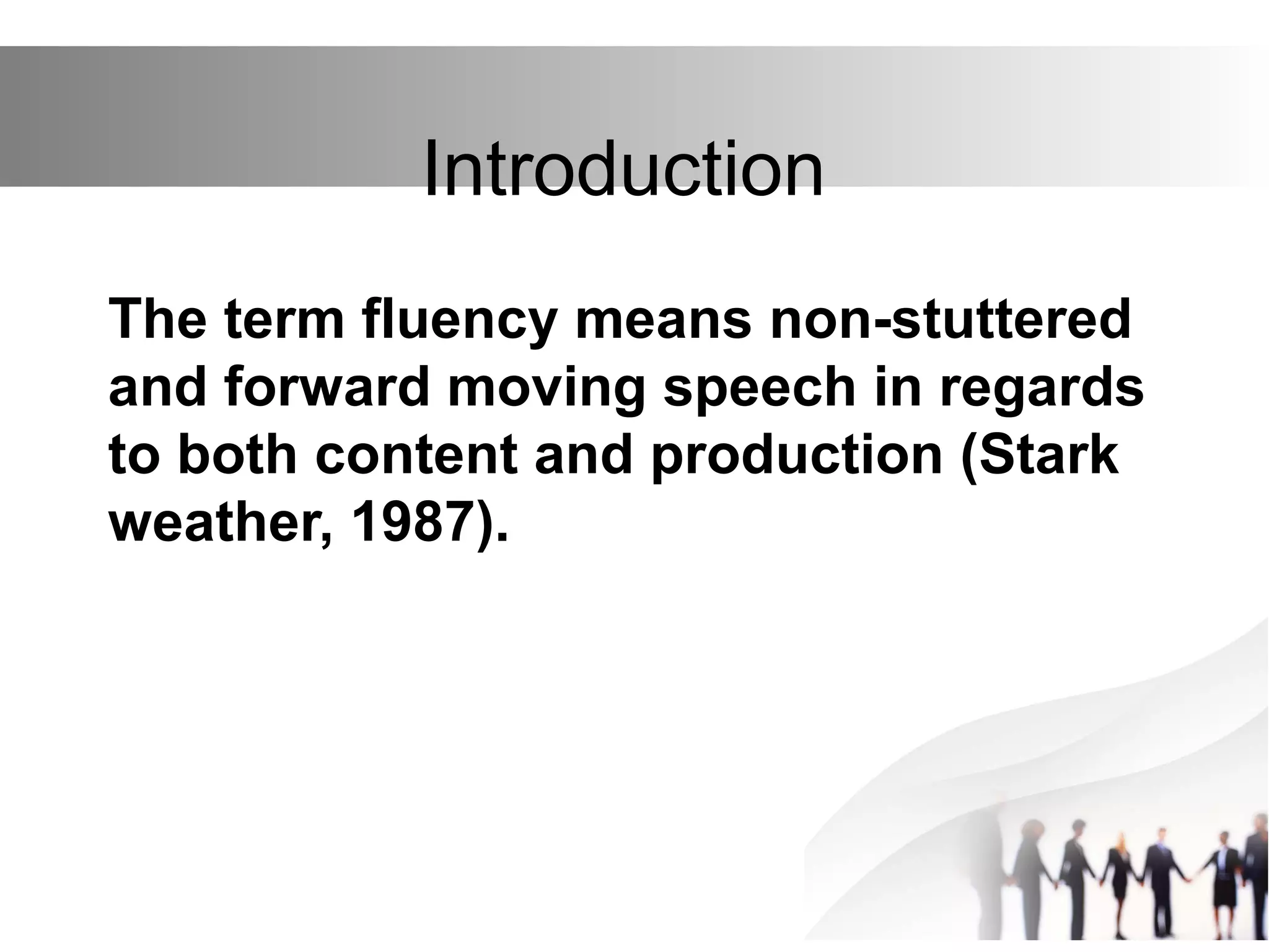 1. fluency introduction | PPT