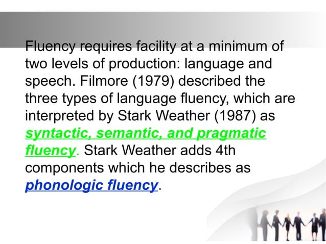 1. fluency introduction | PPT