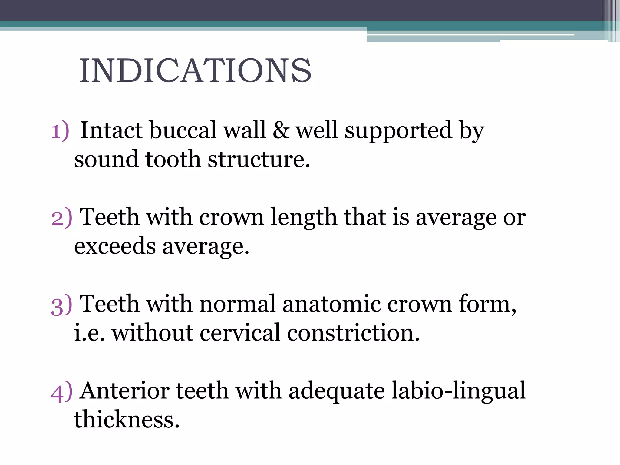 Tooth preparation for partial veneer crwns | PPTX