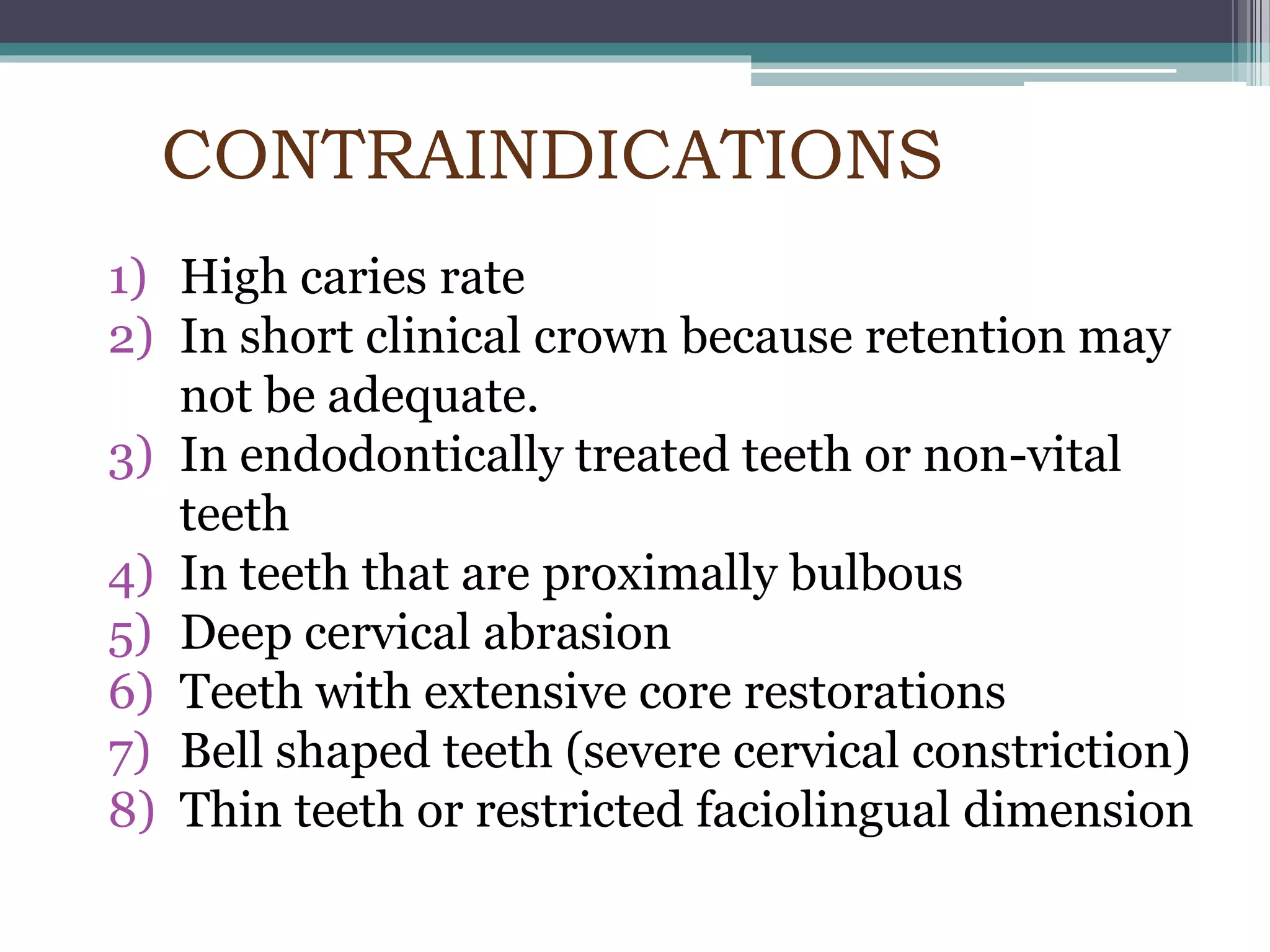 Tooth preparation for partial veneer crwns | PPTX