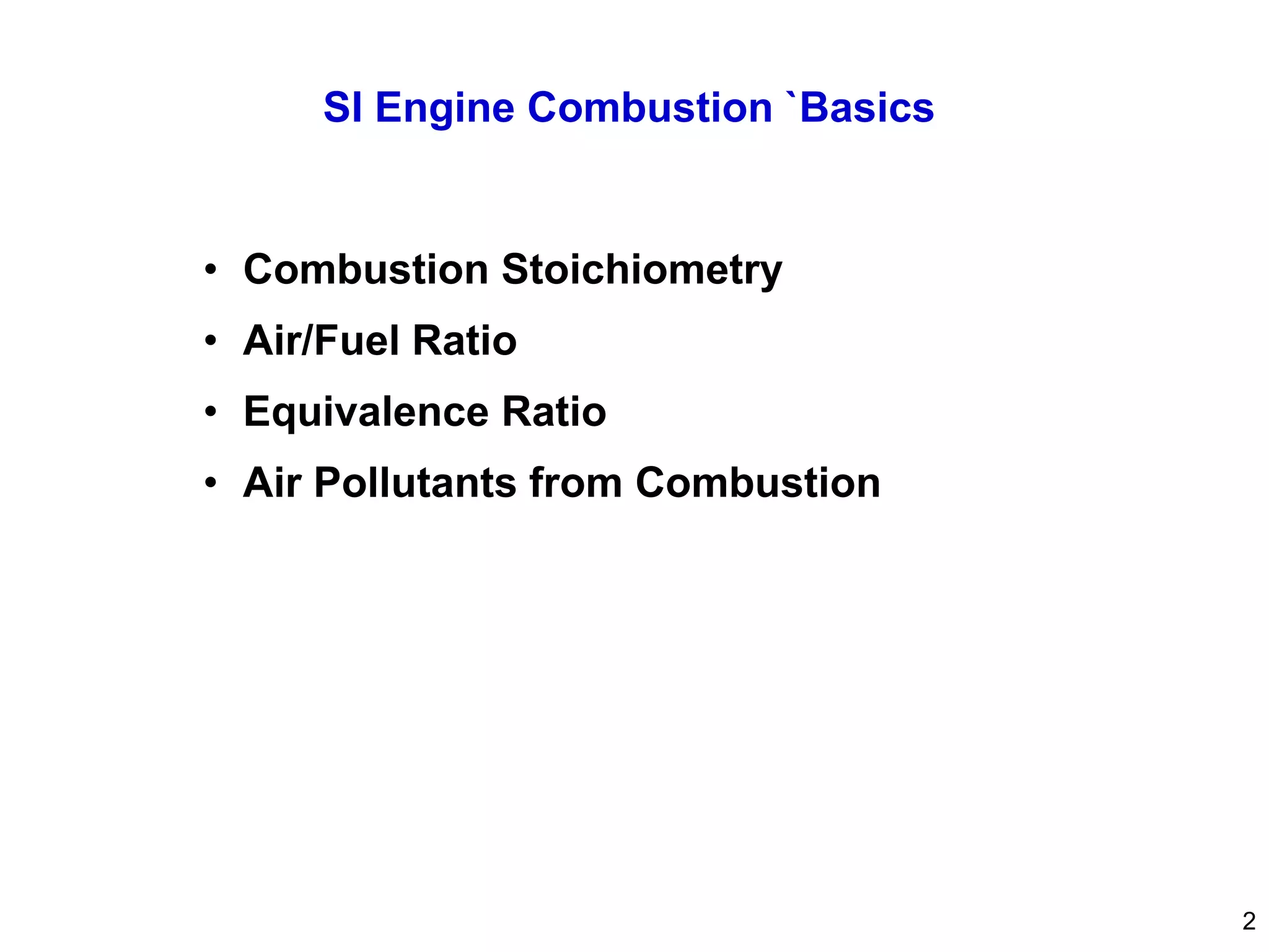 Fuel supply system in SI engines | PPTX