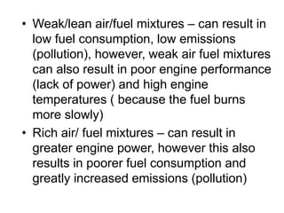 Fuel supply system in SI engines | PPTX