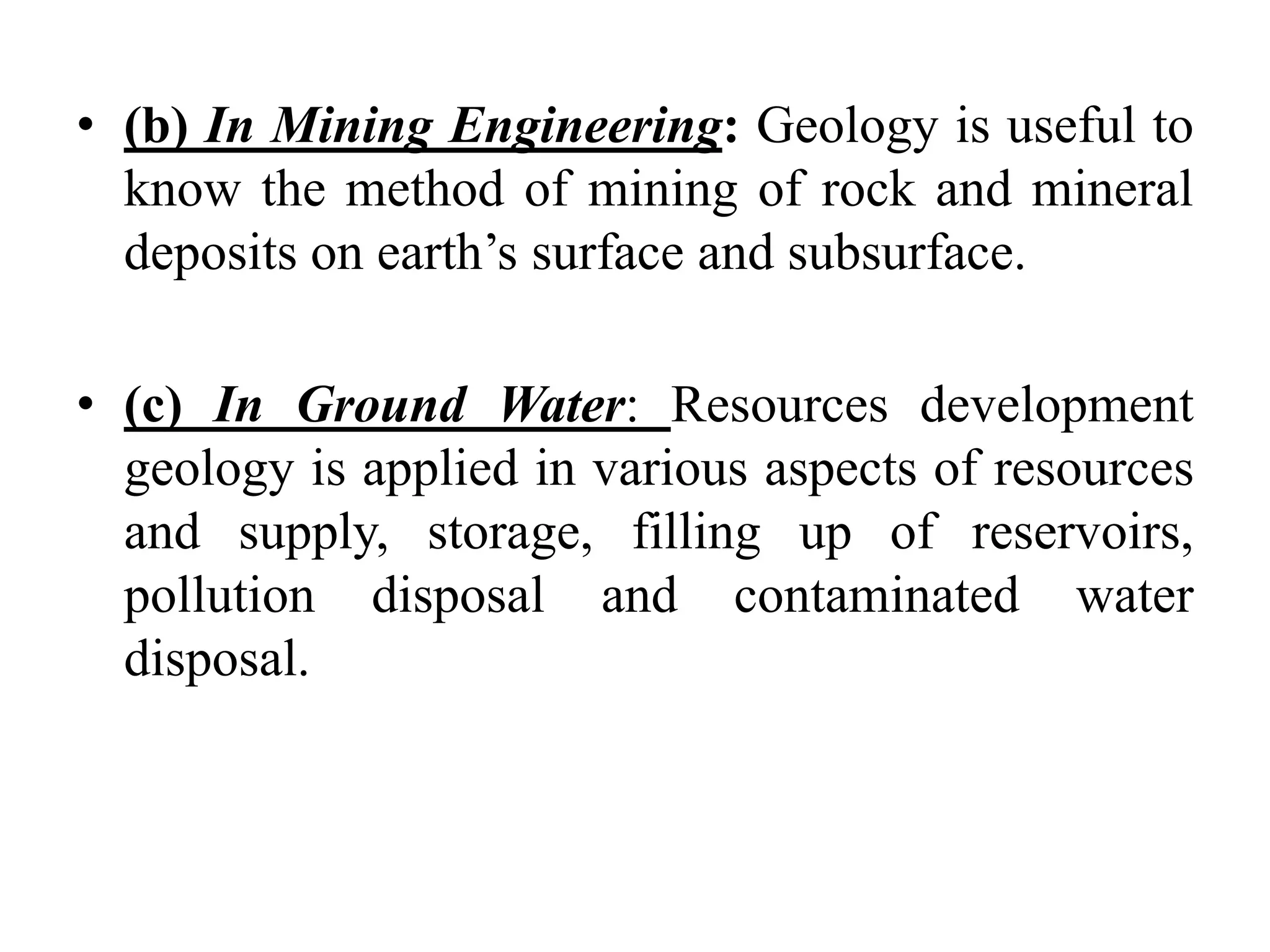 1.1 introduction of geology,Branches and Scope of Geology | PPTX