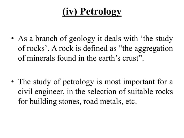 1.1 introduction of geology,Branches and Scope of Geology | PPTX ...
