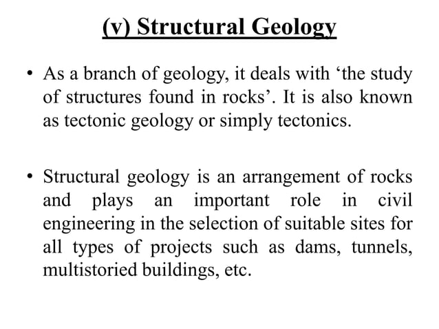 1.1 introduction of geology,Branches and Scope of Geology | PPTX ...