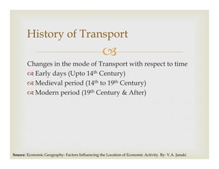 Introduction to transport planning | PDF