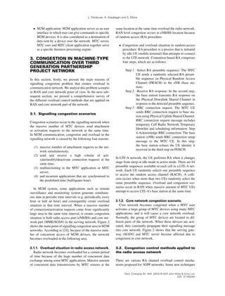 Congestion and overload control techniques in massive M2M systems: a survey | PDF