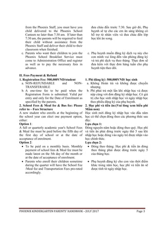 Kindergarten parent handbook 2016 | PDF