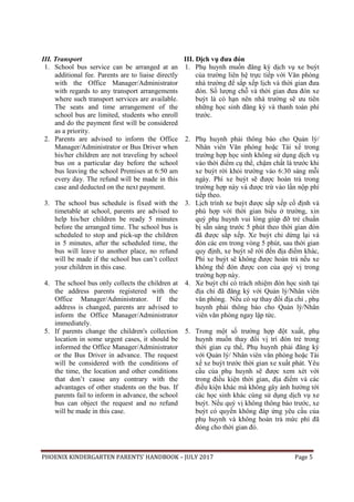 Kindergarten parent handbook 2016 | PDF