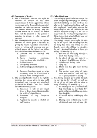 Kindergarten parent handbook 2016 | PDF