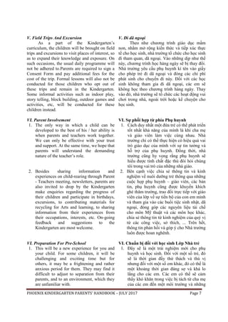 Kindergarten parent handbook 2016 | PDF