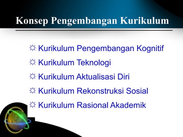1. konsep dasar pengembangan kurikulum | PPT