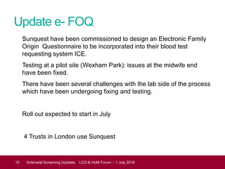 1. Antenatal screening updates | PDF