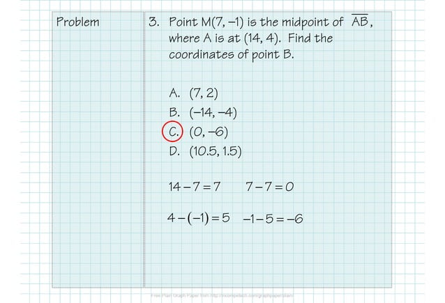 1.1.5 Midpoint and Partition Formulas | PPT