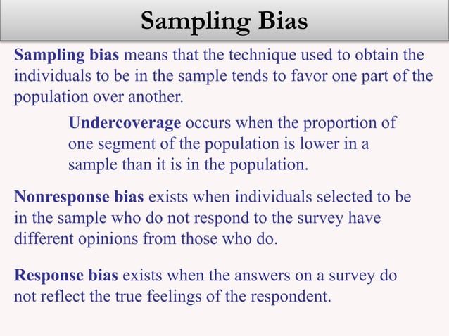 1.5 bias in sampling | PPTX