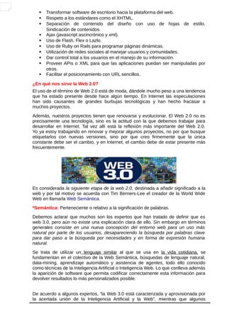 1. evolución de la web | PDF