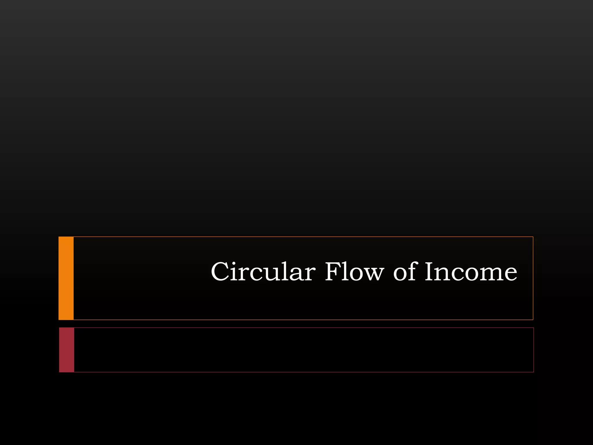 1. circular flow of income | PPTX