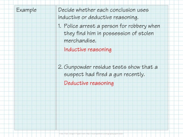 1.3.1 Inductive and Deductive Reasoning | PDF