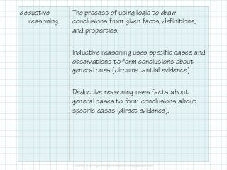 1.3.1 Inductive and Deductive Reasoning | PDF