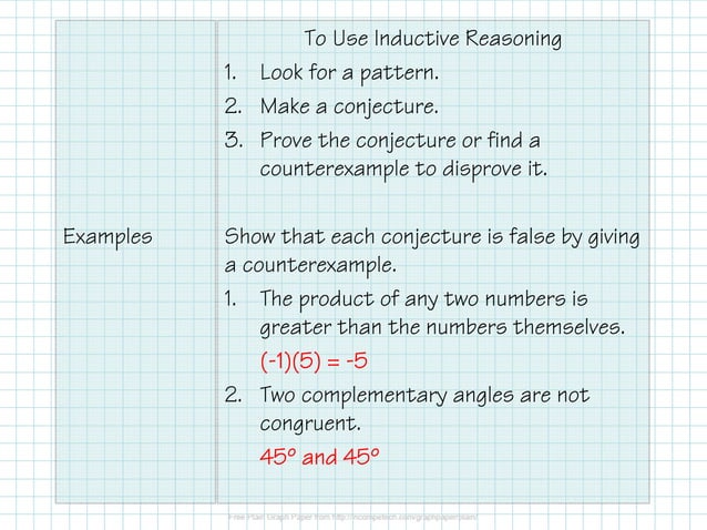 1.3.1 Inductive and Deductive Reasoning | PDF