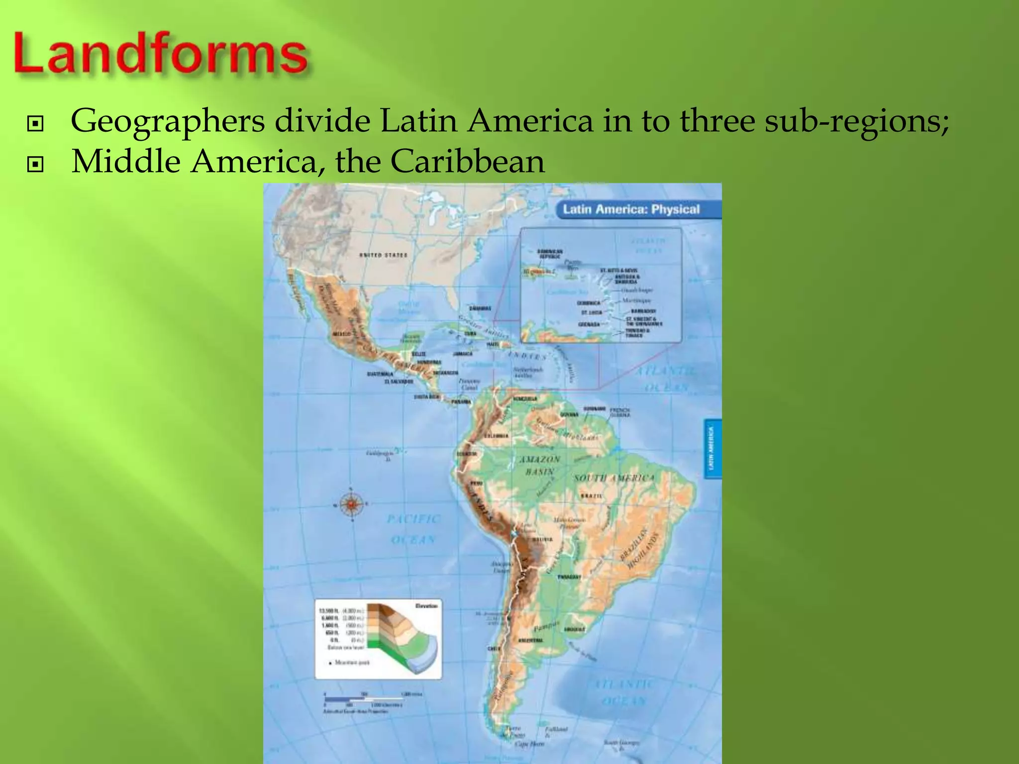 Physical Geography Latin America | PPT