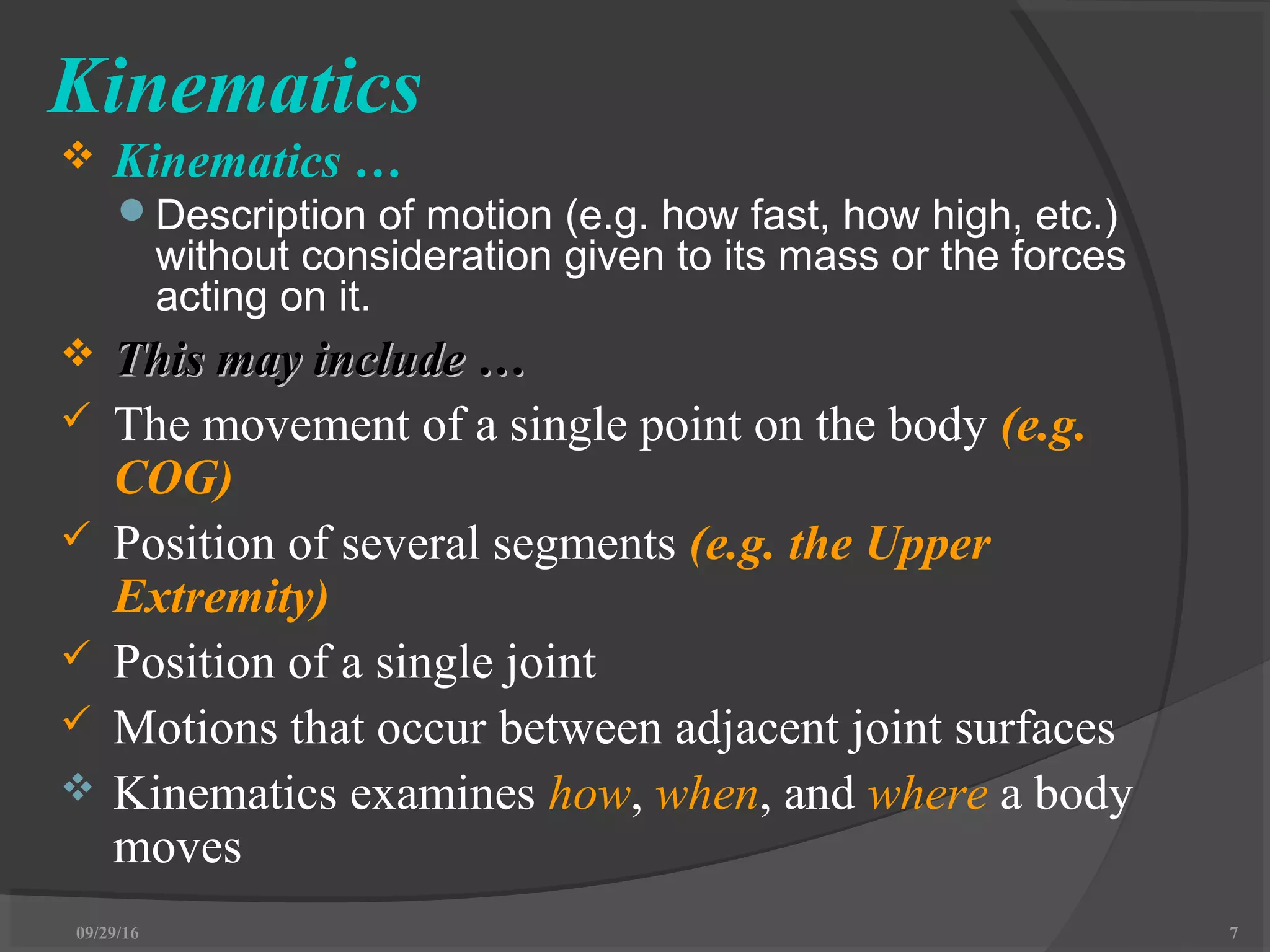 1. introduction of biomechanics | PPT