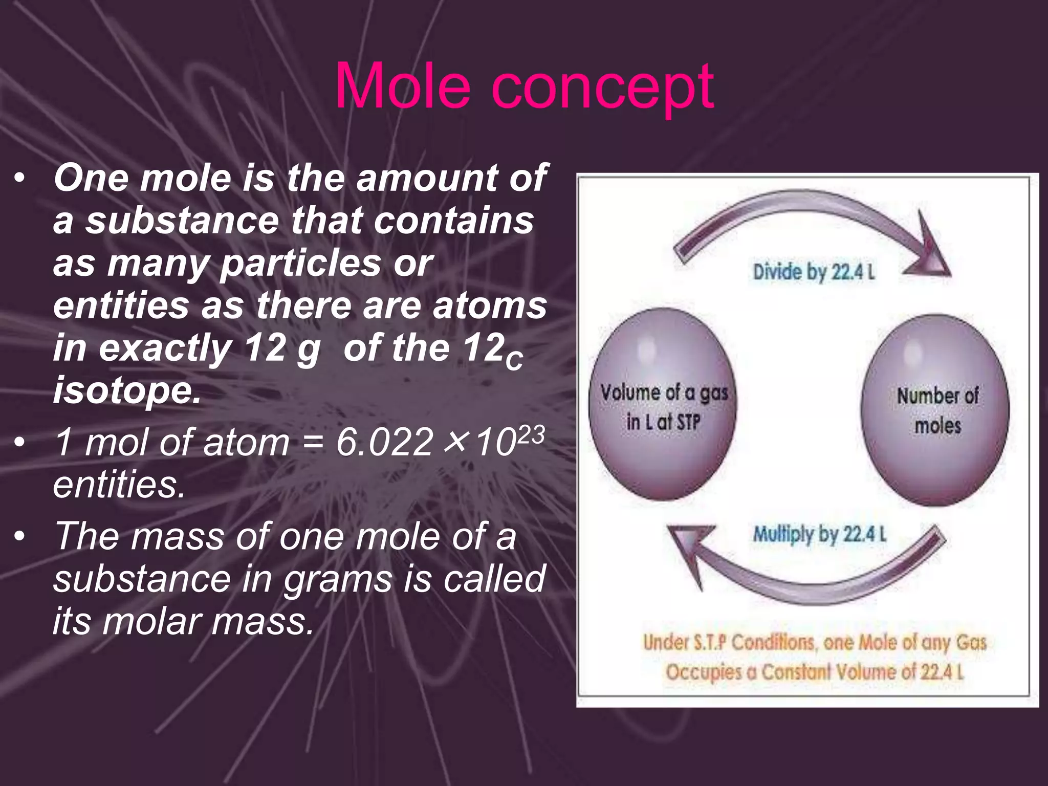 Some basic concepts of chemistry. | PPTX