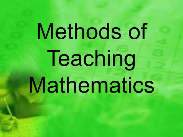 Instrumentation in Mathematics TNESC | PPTX