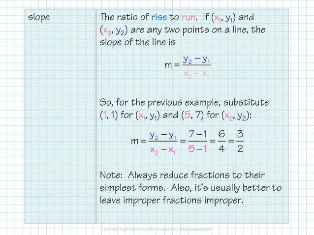 1.4.3 Slopes and Equations of Lines | PDF