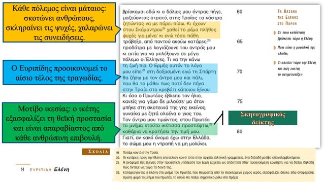 Ευριπίδη Ελένη, Πρόλογος, 1η σκηνή, στ. 1-82 | PDF