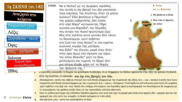 Ευριπίδη Ελένη, Πρόλογος, 1η σκηνή, στ. 1-82 | PDF